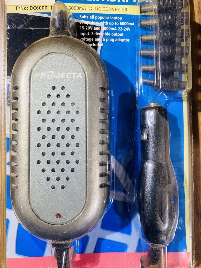 DC6000 Projecta 12V 6 Amp Laptop Power Adaptor - Buy Car Parts ...