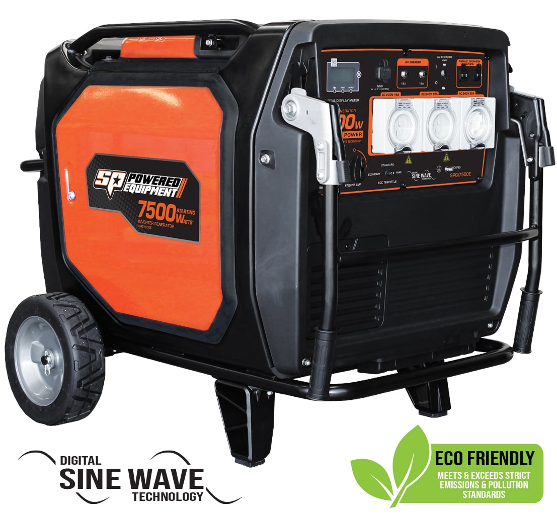 INVERTER GENERATOR-7500W-SUPER QUIET - SPGi7500E - Buy Car Parts ...