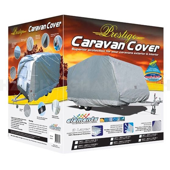 Prestige Triple Layered Roof 100% Waterproof Caravan Cover 4.8M-5.4M ...