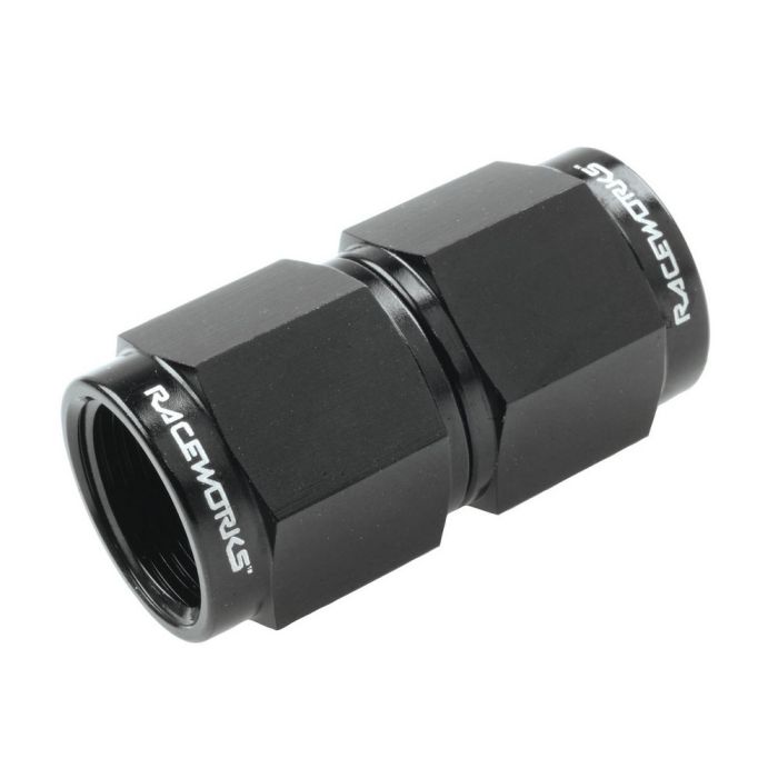 RWF-131-06-08BK Raceworks Female to Female Swivel Stepped AN-6 to AN-8 ...