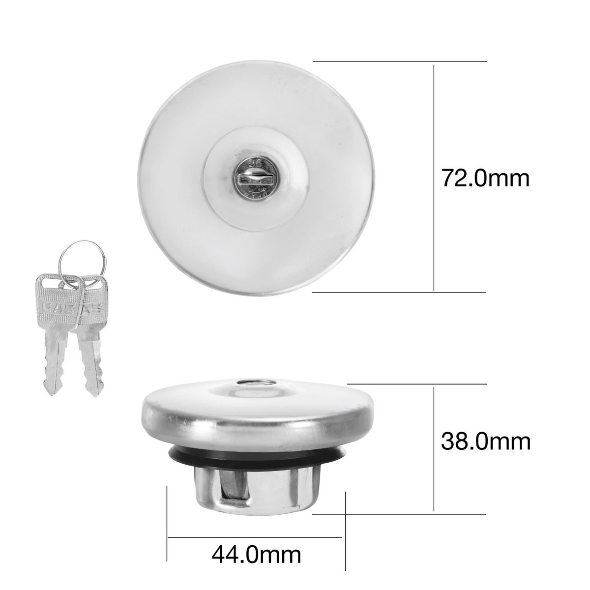 Pro-kit LOCKING PETROL CAP TFL206V - Buy Car Parts & Accessories Online ...