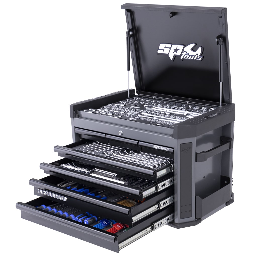 SP52255D-TOOL KIT 281PC METRIC/SAE-DIAMOND BLACK 7 DRAWER TECH SERIES ...