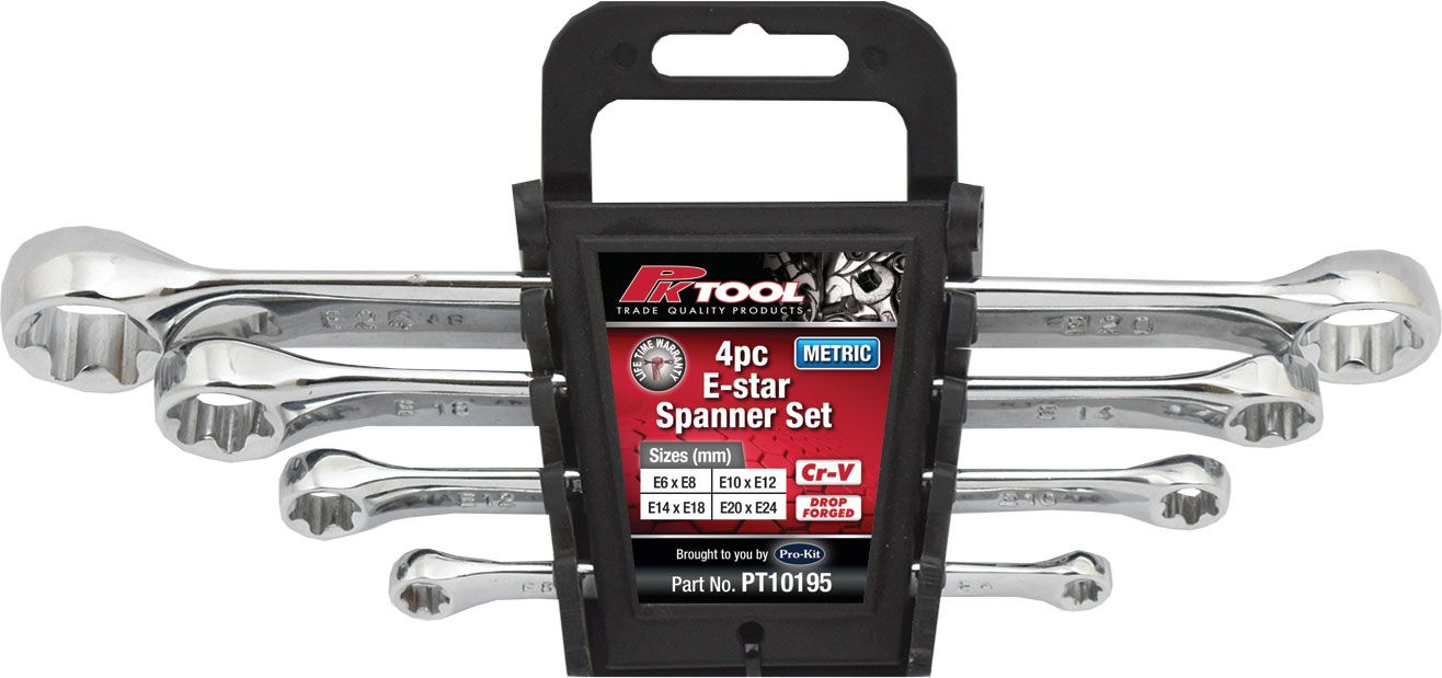 PT10195-4pc E-Star Spanner Set - Buy Car Parts & Accessories Online at ...