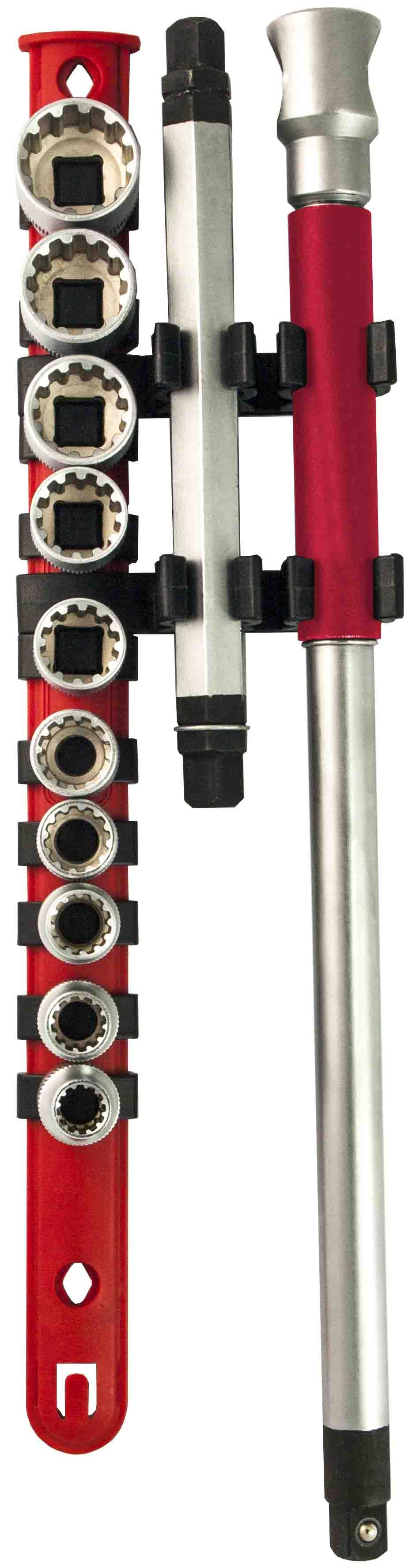 PT10828-11pc 3/8” DR Cr-V SHORT TOOTH SOCKETS with 3-WAY T-HANDLE ...