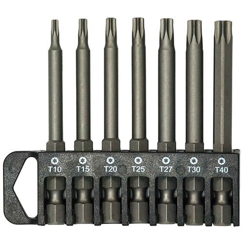 PT30605-7pc 1/4” HEX 70mm POWER BIT TAMPER STAR BITS SET - Buy Car ...