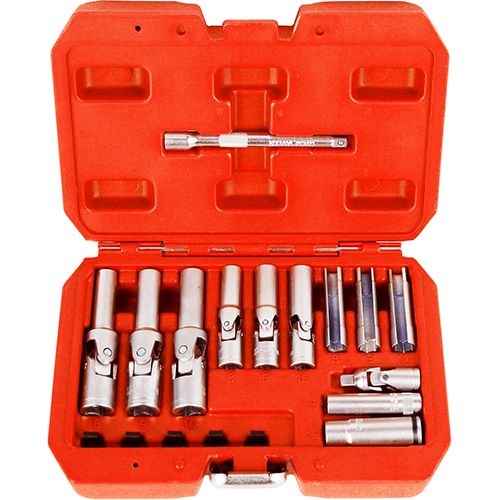 PT12302-SOCKET SET - 18pc 1/4" & 3/8" DR GLOW PLUG WITH GLOW PLUG TIP ...
