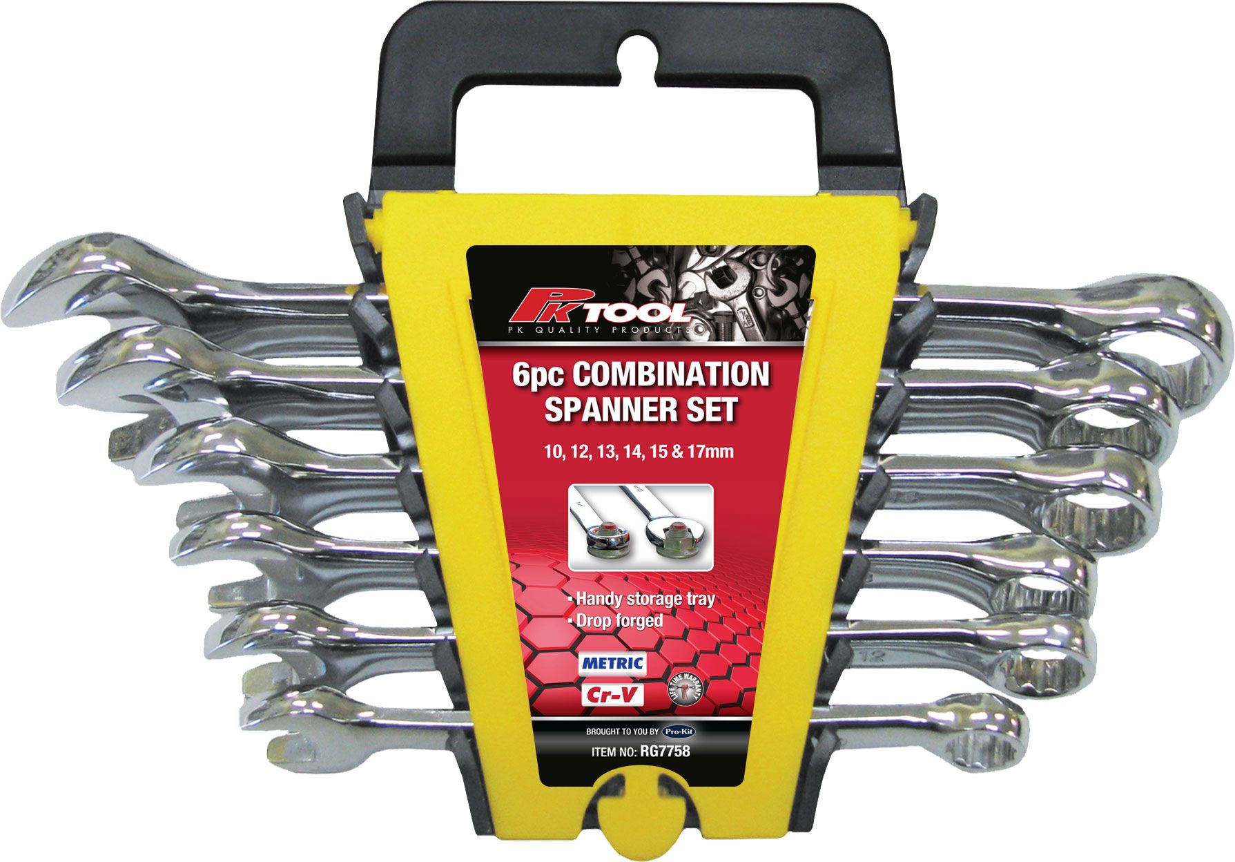 RG7758-6pc METRIC Cr-V COMBINATION STUBBY SPANNER SET - Buy Car Parts & Accessories Online at ...