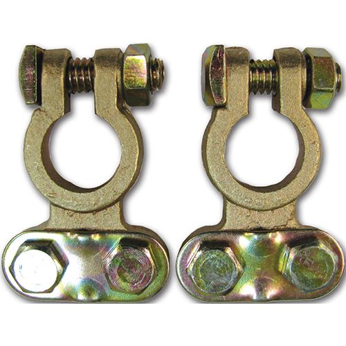 BT2B-BATTERY TERMINAL - 2pc BRASS SADDLE TYPE - Buy Car Parts ...