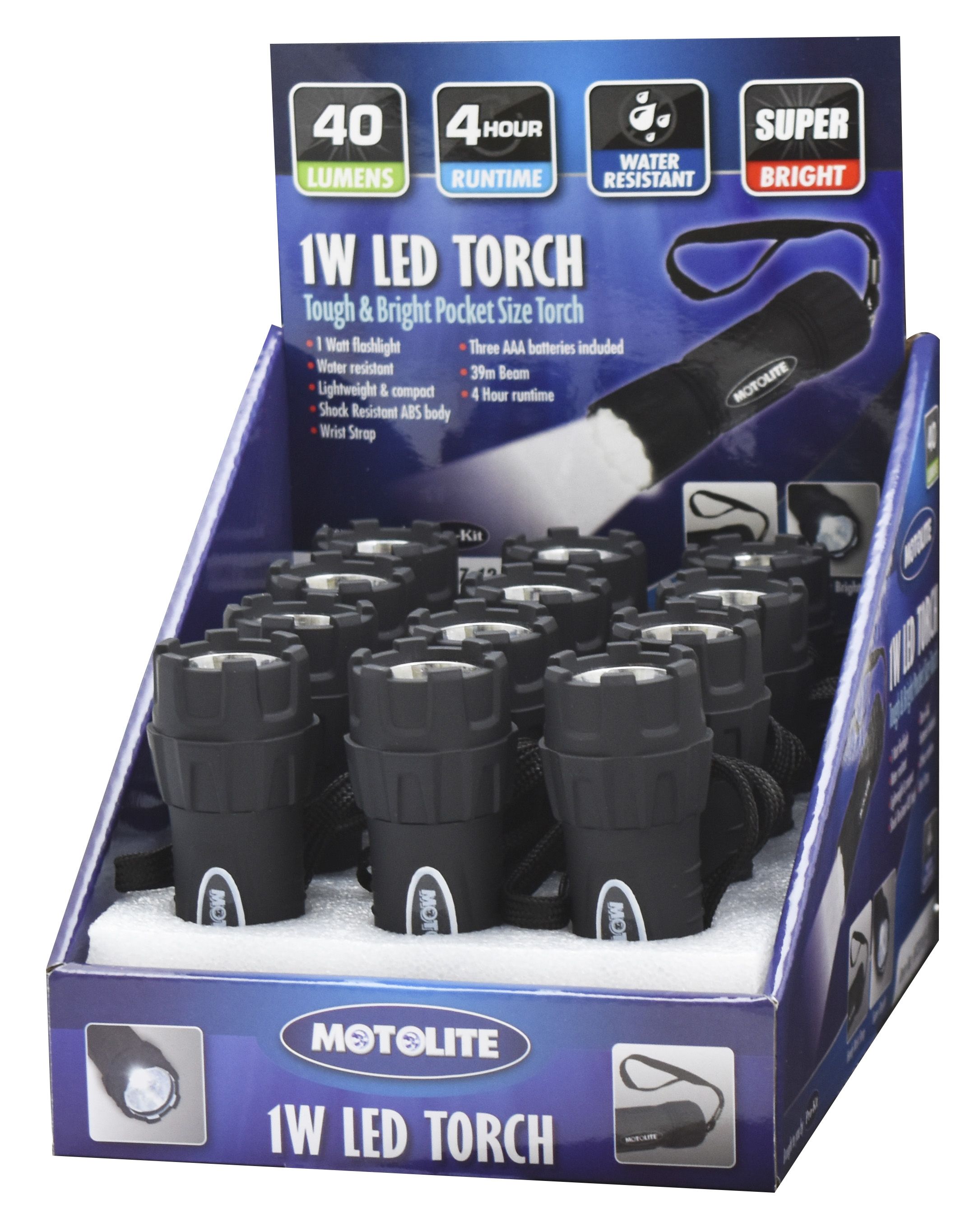 MT30107-12-1W LED TORCH in 12pc POS - Buy Car Parts & Accessories ...