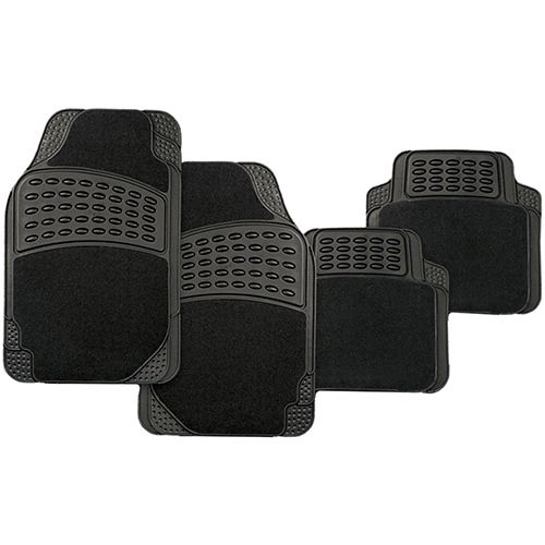 PC50100-4pc BLACK CARPET/RUBBER MAT SET - Buy Car Parts & Accessories ...