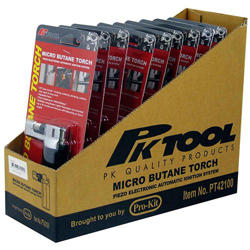 PT42100-12-GAS BURNER - 12pc POS DISPLAY MICRO TORCH WITH ELECTRONIC ...