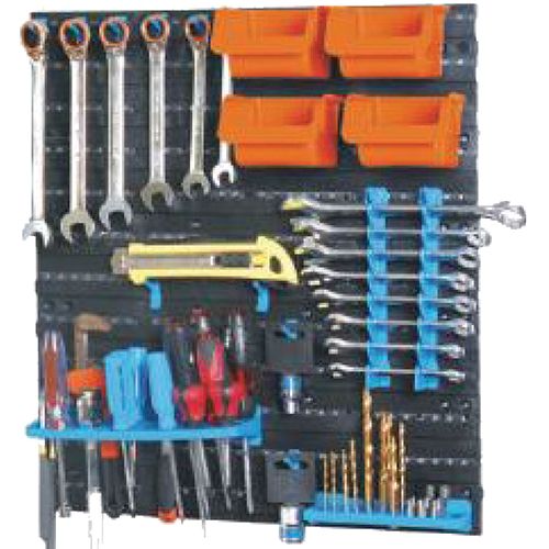 PT80932-TOOL RACK SET - 18pc WALL MOUNTED WITH MOUNTING BOARDS, 4 PARTS ...