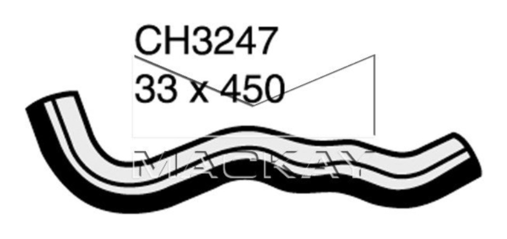 RADIATOR LOWER HOSE FITS MITSUBISHI LANCER 2002-2006 4 DOOR 2.0 LITRE ...